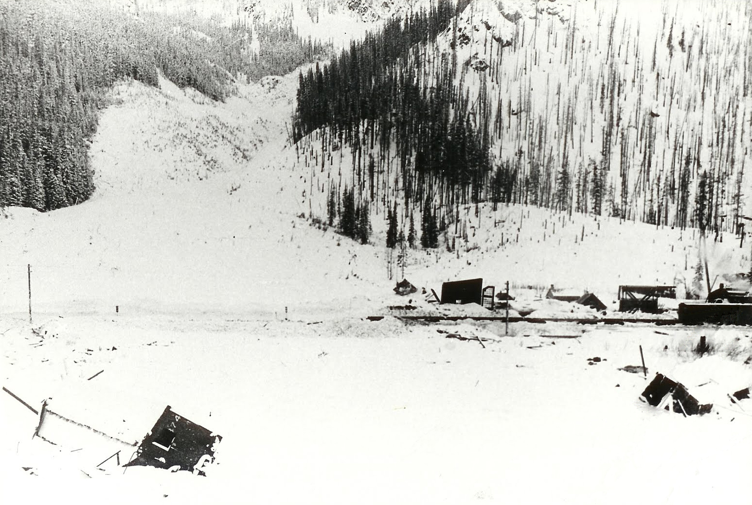 Rogers Pass Snow Slide 1899 – Golden BC Museum
